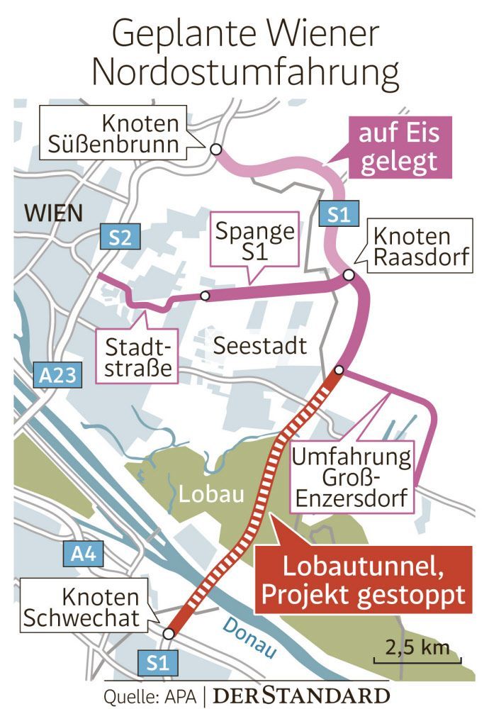 Streit um Lobautunnel zwischen ÖVP und Grünen setzt sich 2024 fort ...