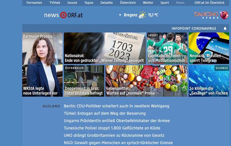 ORF-Redaktionsrat: Einschränkung der Textmeldungen auf orf.at ...