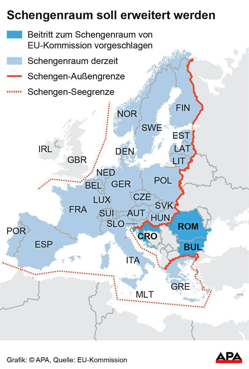 EU-Innenminister entscheiden über Schengenraum-Erweiterung - EU ...