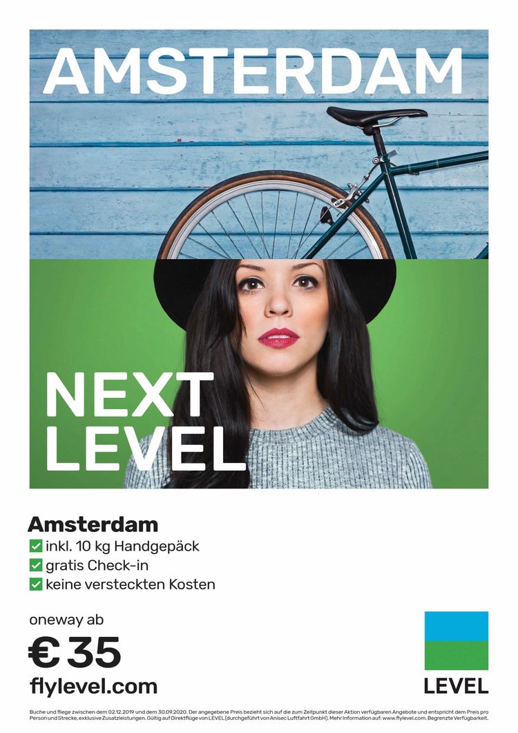 KTHE lässt die Fluglinie Level abheben - Werbung - derStandard.at › Etat