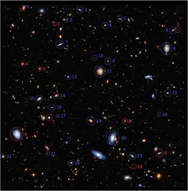 Webb-Teleskop zeigt mysteriöse Anomalie in der Rotation von Galaxien ...