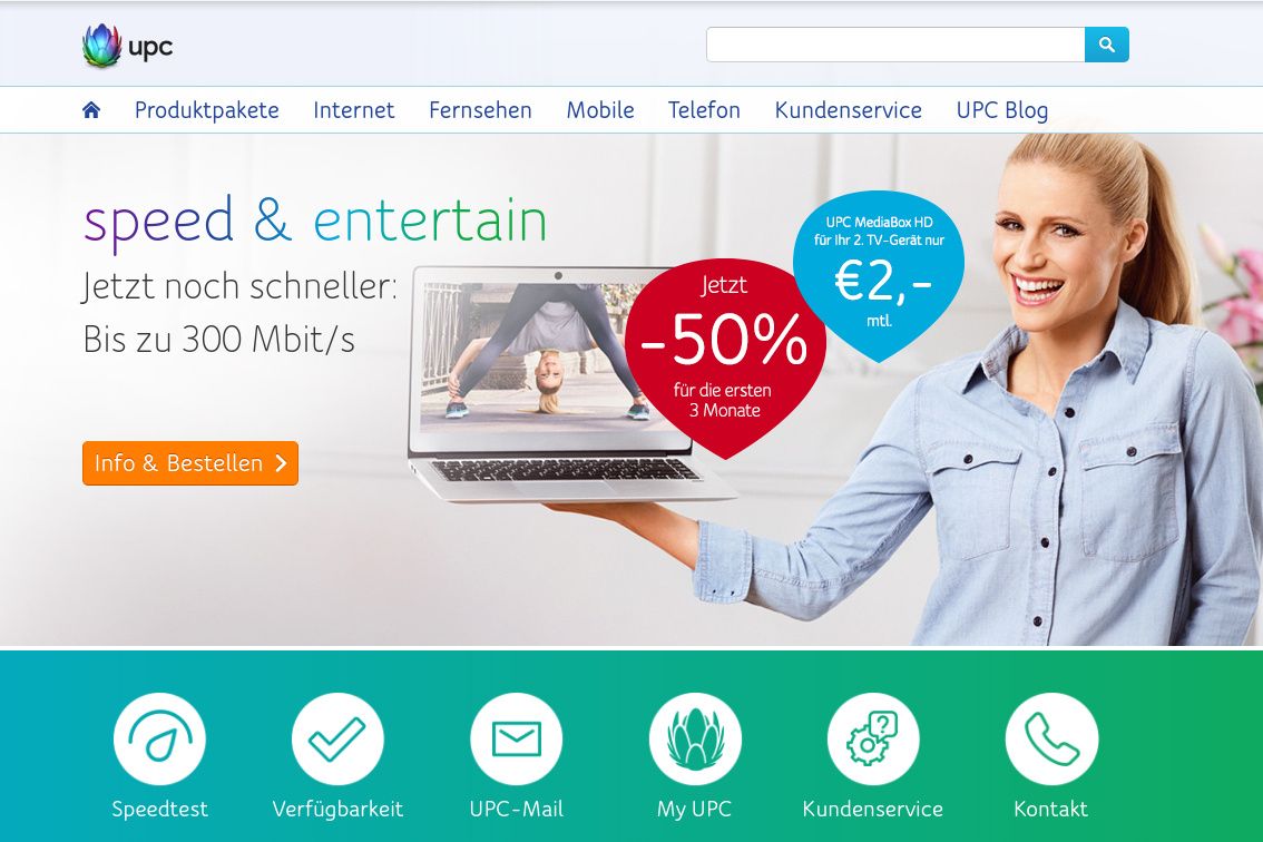 300 Mbit/s: UPC macht Highspeed-Tarif flotter – und deutlich teurer ...