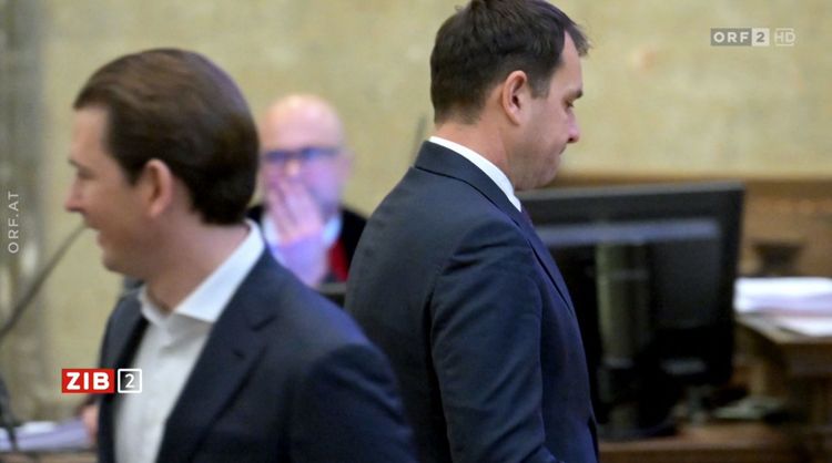 Begegnung der Angespannten im TV: Thomas Schmid und Sebastian Kurz vor Gericht - Fernsehkritik ...