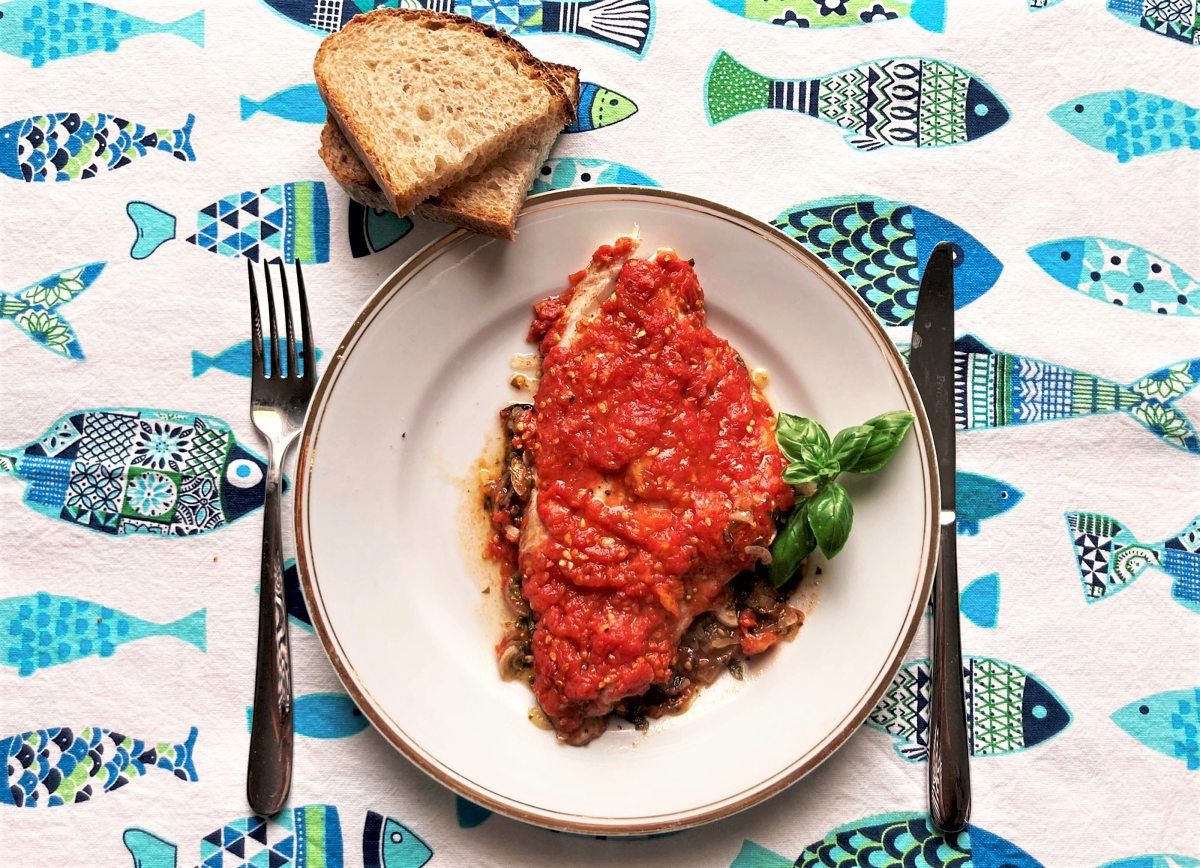 Rezept: Überbackene Goldbrasse aus dem Rohr - Hauptspeisen ...