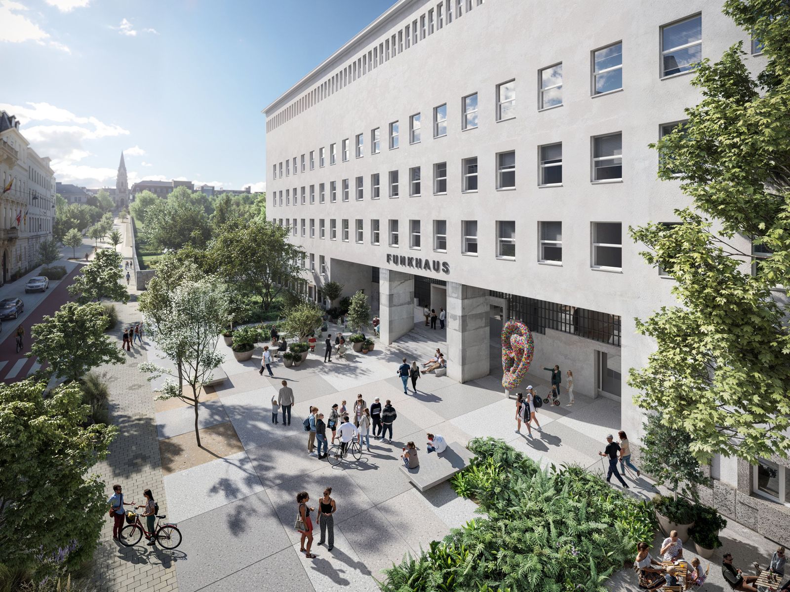 ORF-Funkhaus wird zu Wohnungen, Hotel und "Culture Mall" - Bauen ...