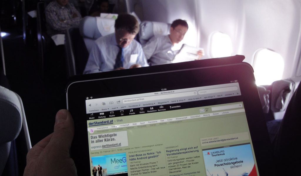 Getestet: Breitband-Internet im Flugzeug - Telekom - derStandard.at › Web