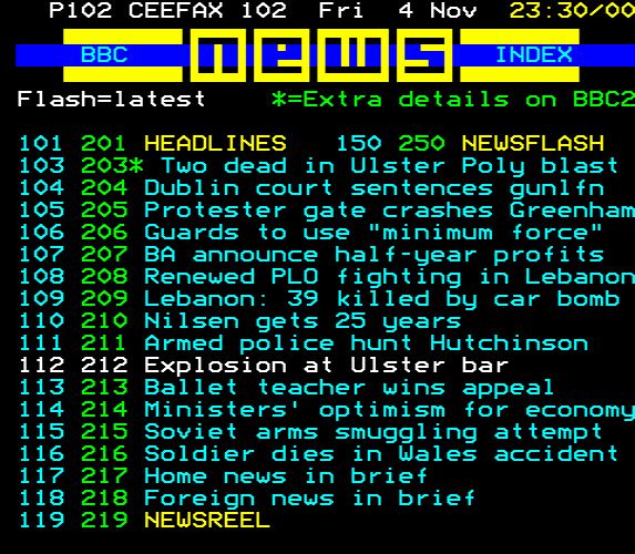 Hacker rekonstruiert jahrzehntealte Teletext-News aus VHS-Aufnahmen ...