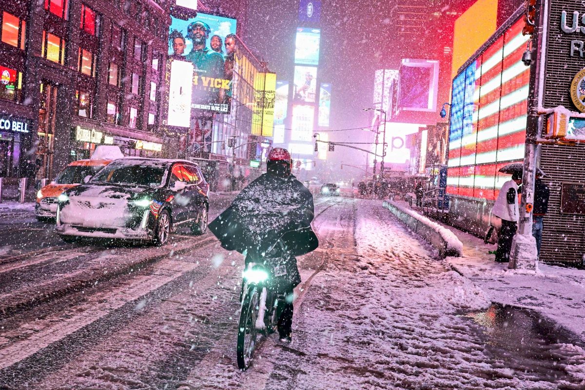Blizzard-Alarm im Nordosten der USA, Fahrverbot in New York ...