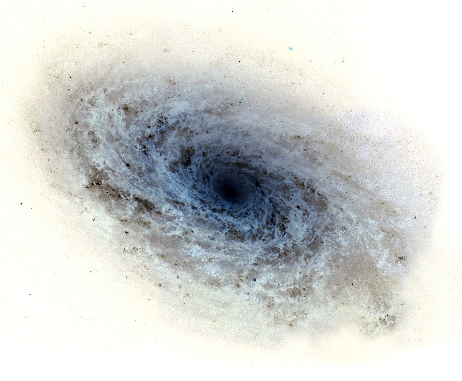 Mysteriöse Dunkle Galaxie strahlt kein sichtbares Licht ab - Raum ...