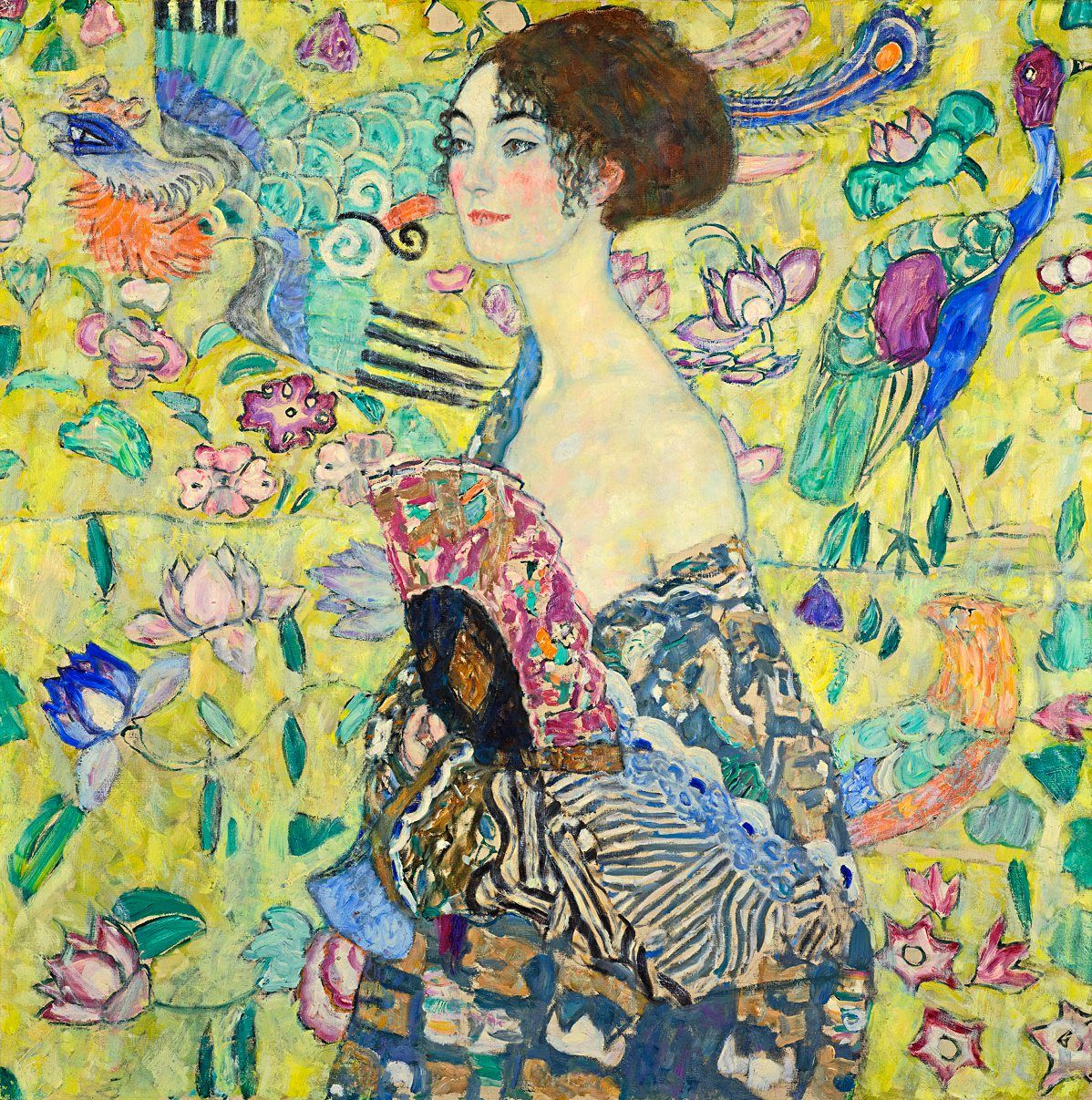 Gustav Klimts "Dame mit Fächer" erzielt 99,57 Millionen Euro ...
