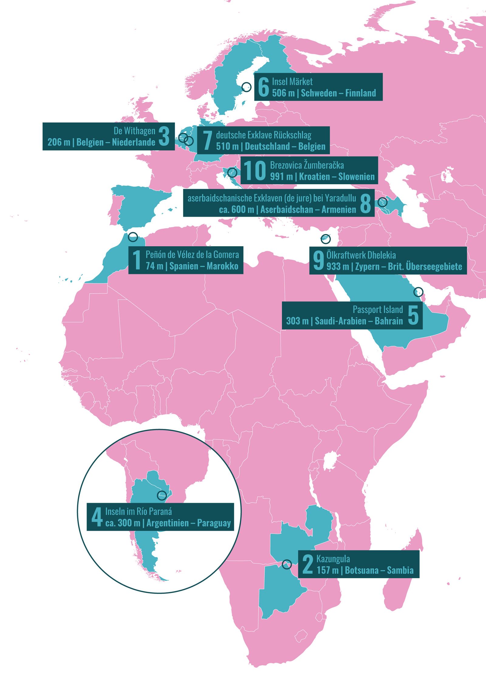 Die kuriosesten Grenzen und bescheuertsten Nachbarn - Literatur ...