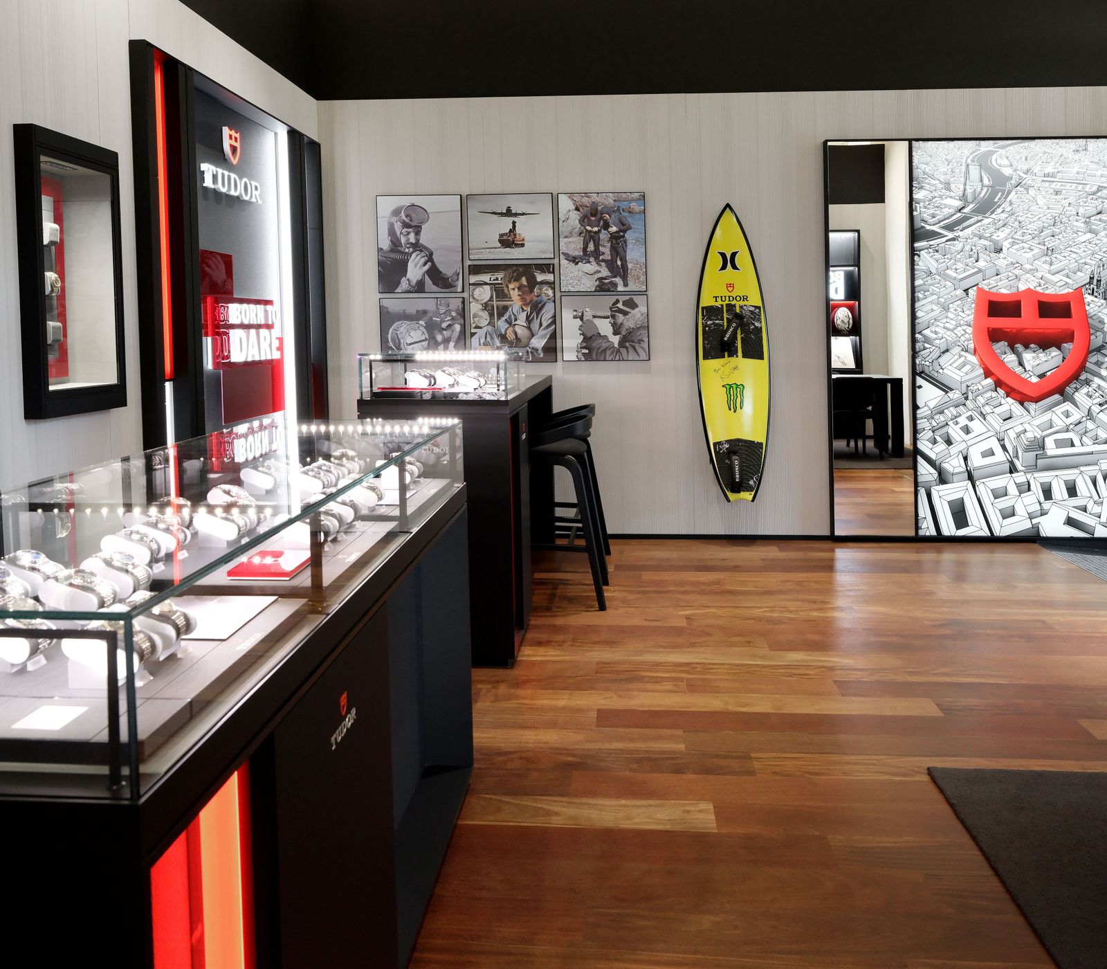 Diamanten, Rolex und ein Neuankömmling in der neugestalteten Boutique ...