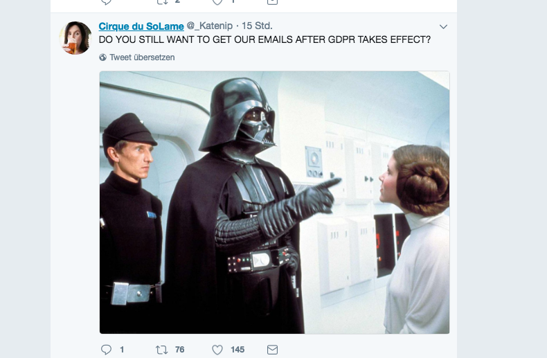 Frustabbau mit Memes: So lacht das Netz über die DSGVO - Datenschutz ...