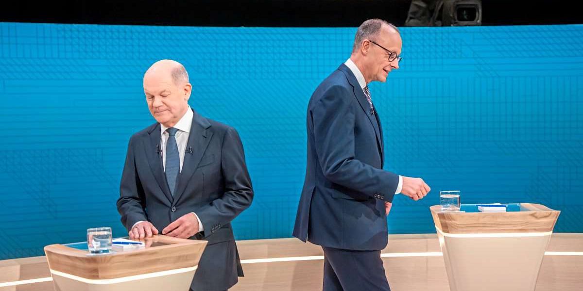 Scholz und Merz im TV-Duell: "Warum soll man so doof sein ...