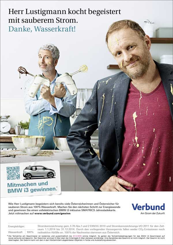 Verbund kreiert Grissefrau und Herrn Lustigmann - Werbung - derStandard ...