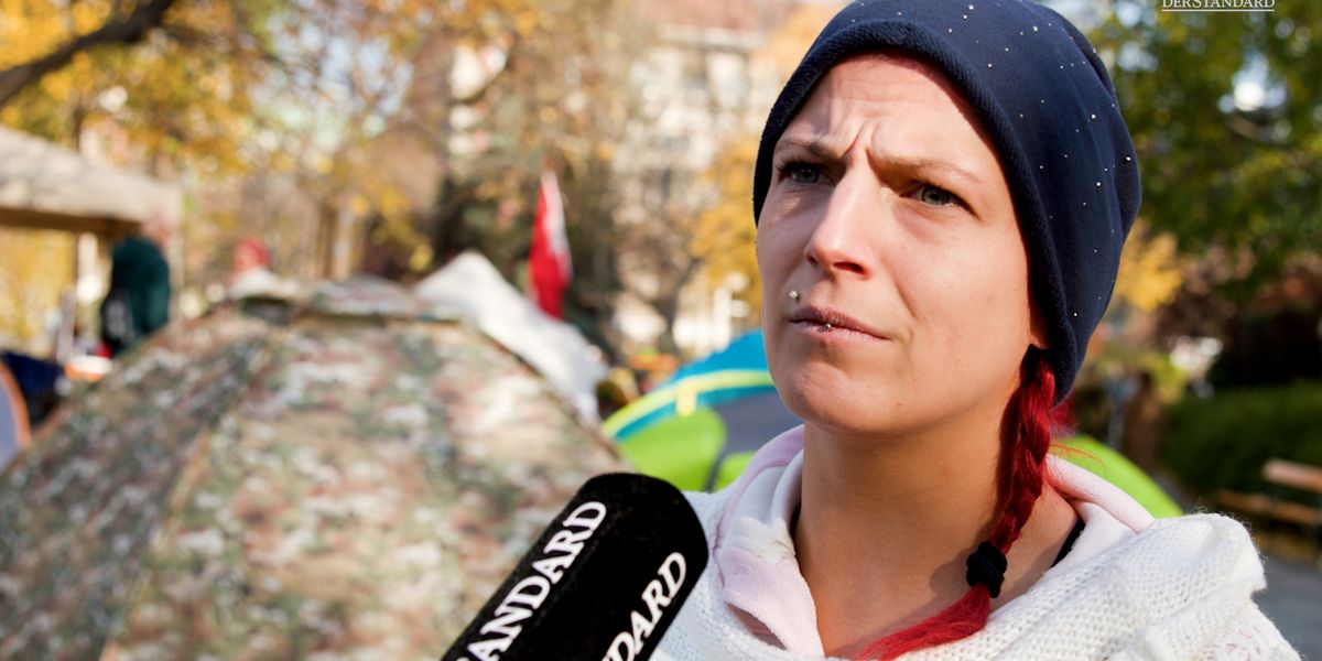 Corona-Camp im Stadtpark: "Menschen sterben immer" - Video ...