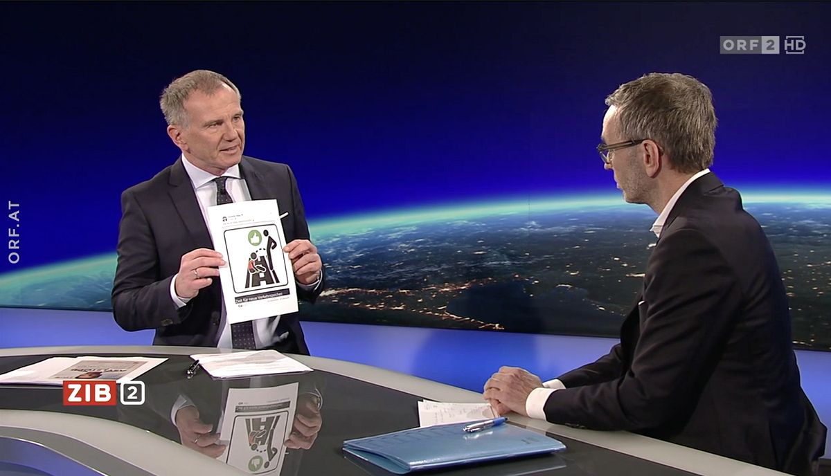 Kickl über Pinkelbild gegen Klimaaktivisten: "Warnung vor Eskalation, wenn Regierung das so ...