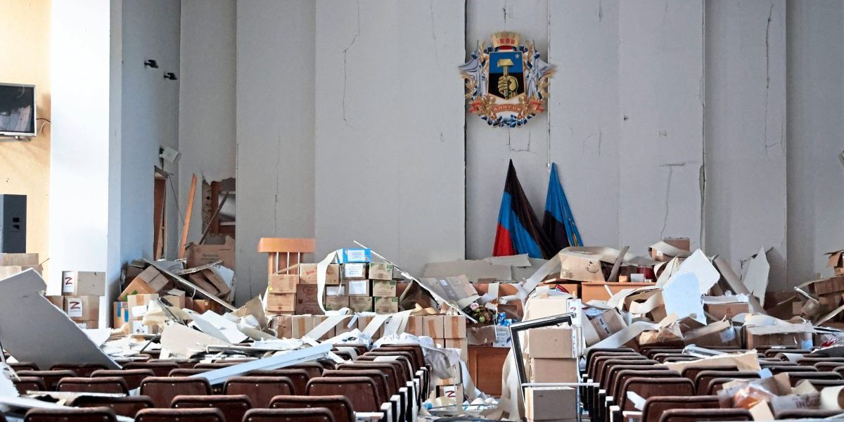 Krieg erreicht das Zentrum von Donezk - Ukraine - derStandard.de ...