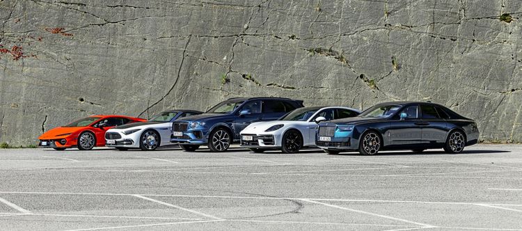 Unterwegs mit Lamborghini und Rolls-Royce: Leistung, Luxus, dünne Luft ...