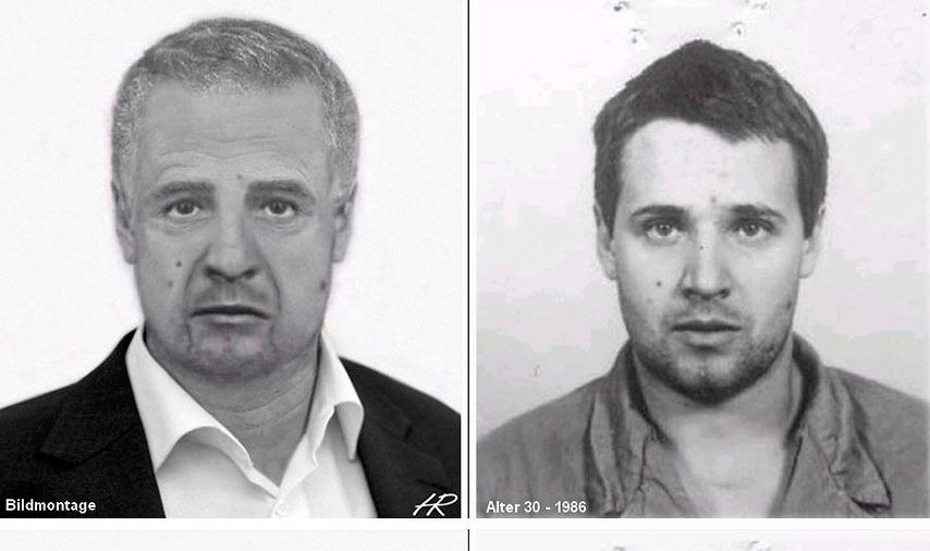 Kriminalisten erstellten Fahndungsfotos eines gealterten Tibor Foco ...