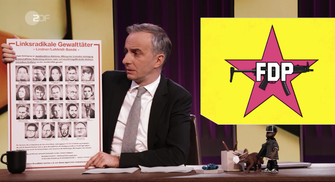 "Die FDP ist die neue RAF": Verschwörungstheorien mit Jan Böhmermann ...