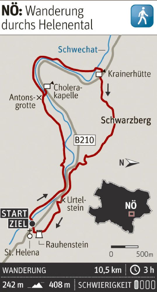 Wandern im Helenental: Immer die Schwechat entlang - Urlaub in ...