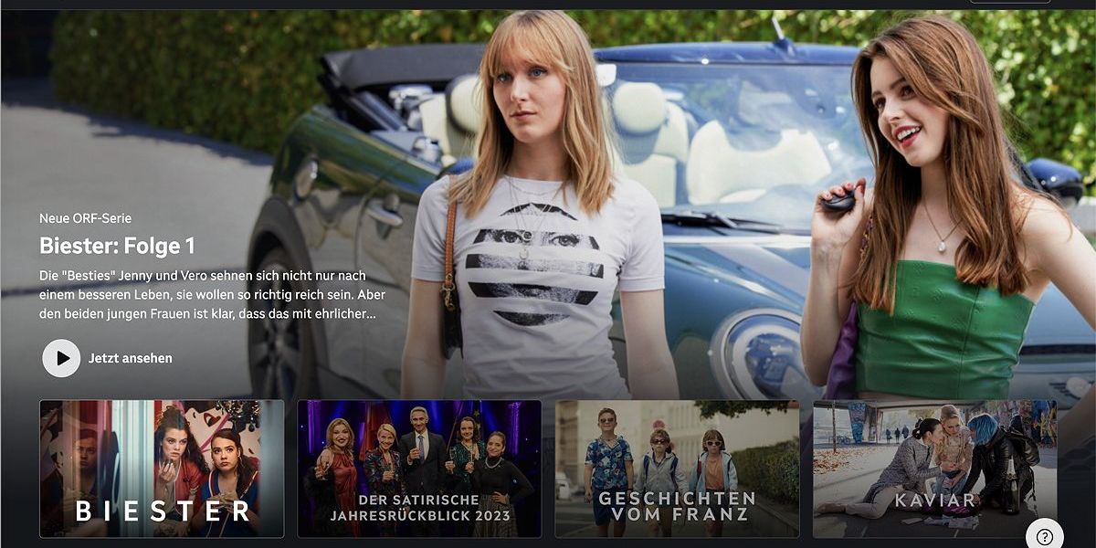 Mit dem ORF-Beitrag ist zu Neujahr die Streamingplattform ORF On ...