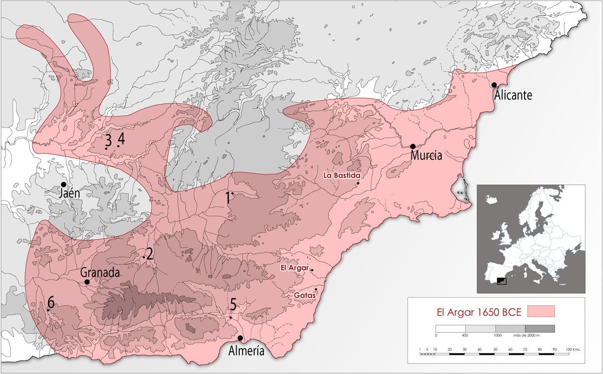 Die bronzezeitliche El-Argar-Kultur gibt einige Geheimnisse preis ...