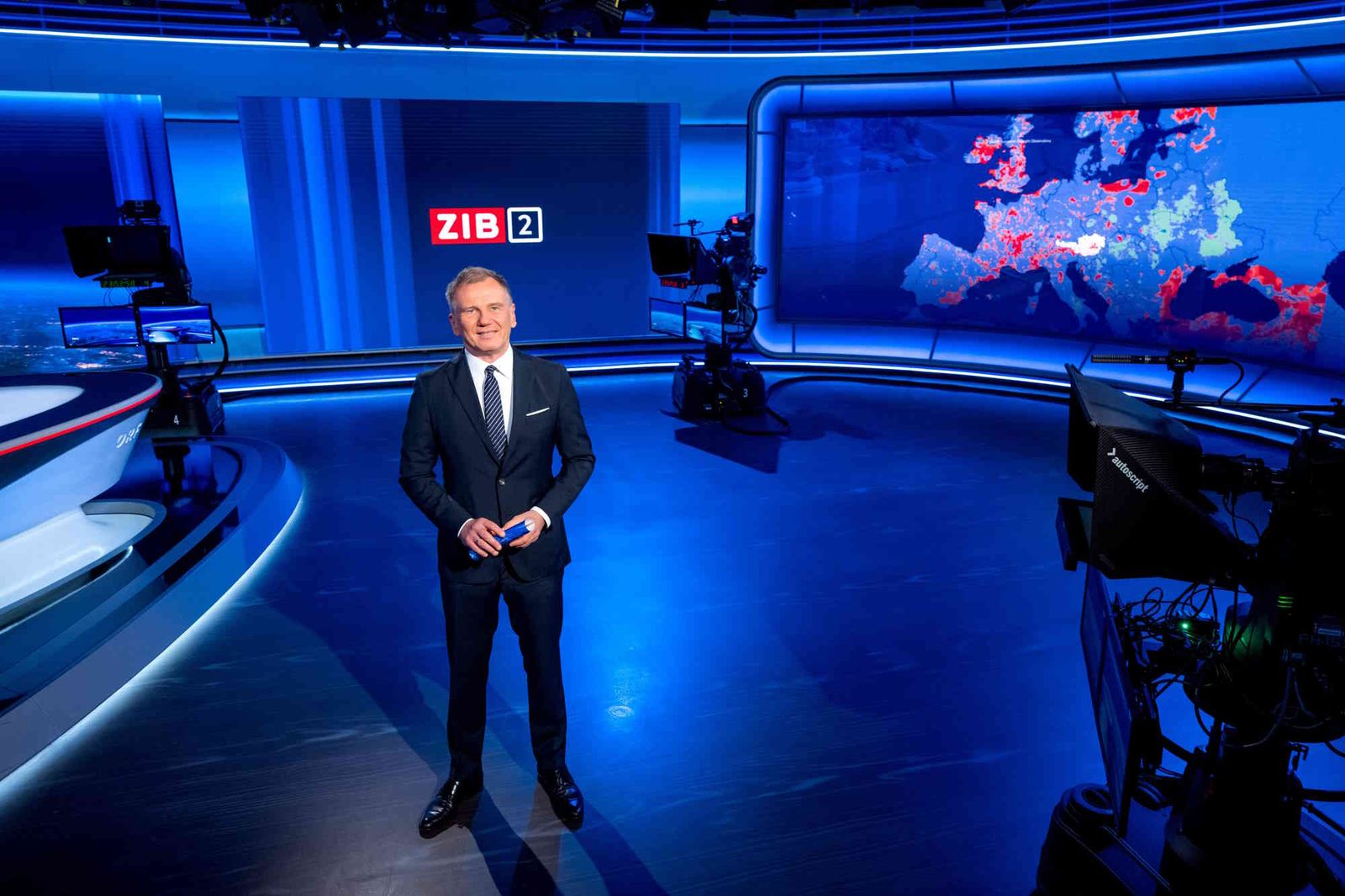 ORF nimmt neues TV-Studio für "ZiB"-Sendungen in Betrieb - ORF ...