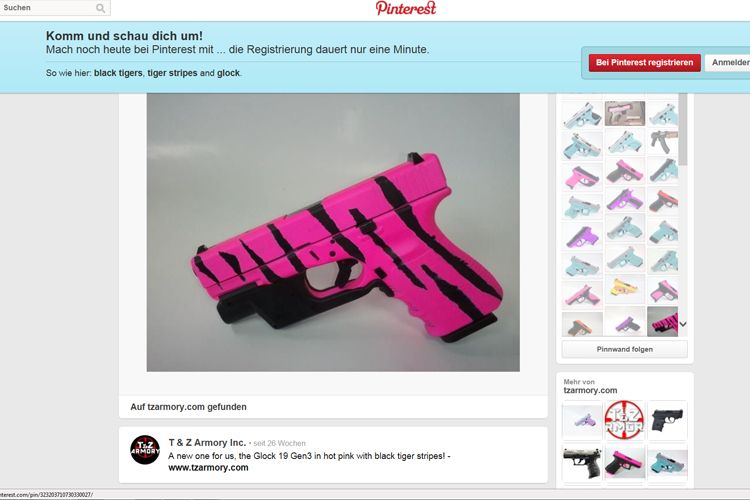 Glock-Pistolen in Pink und Tiffany-Blau: Frauen als neue Zielgruppe ...