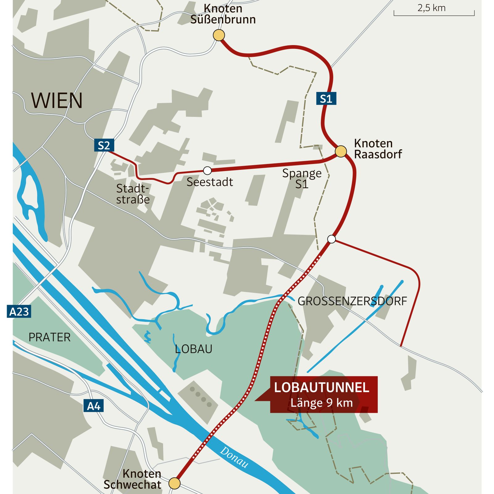Verkehrsentlastung durch Lobautunnel höchst fragwürdig - Verkehr ...