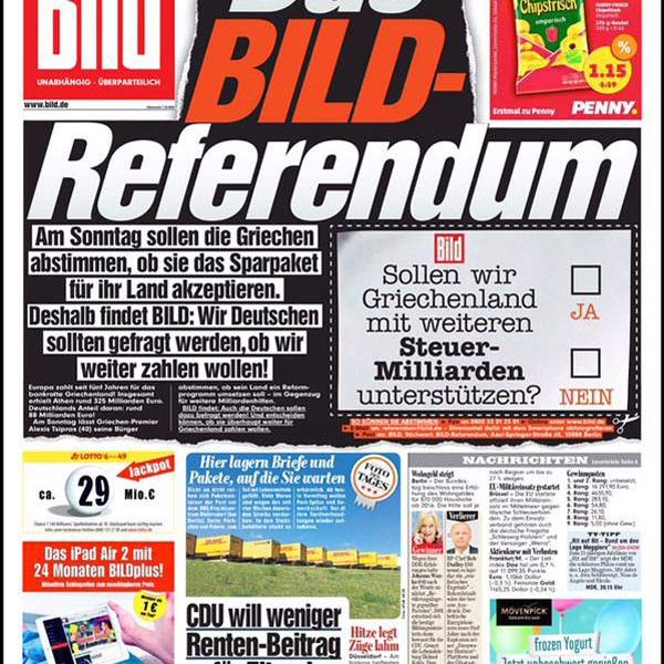 "Bild"-Kampagne zu Griechenland in der Kritik - Medien - derStandard.at ...