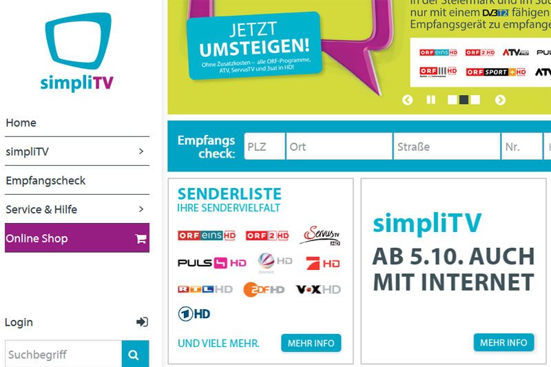 simpliTV ab Oktober mit Internet - Streaming und TV - derStandard.at › Web