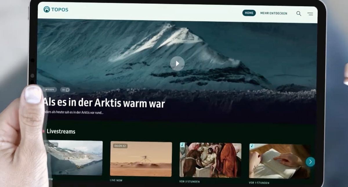 So soll die Streamingplattform ORF-Player aussehen – unter dem Titel ...