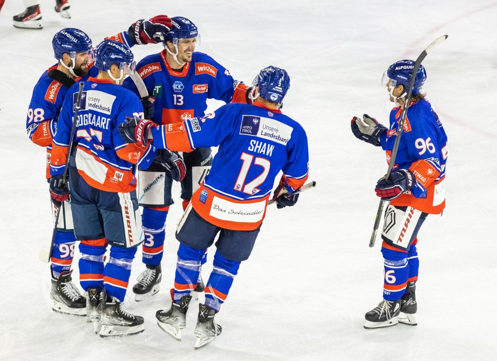 Innsbruck besiegt VSV nach 0:2 noch 5:2, Salzburg souverän - Eishockey ...