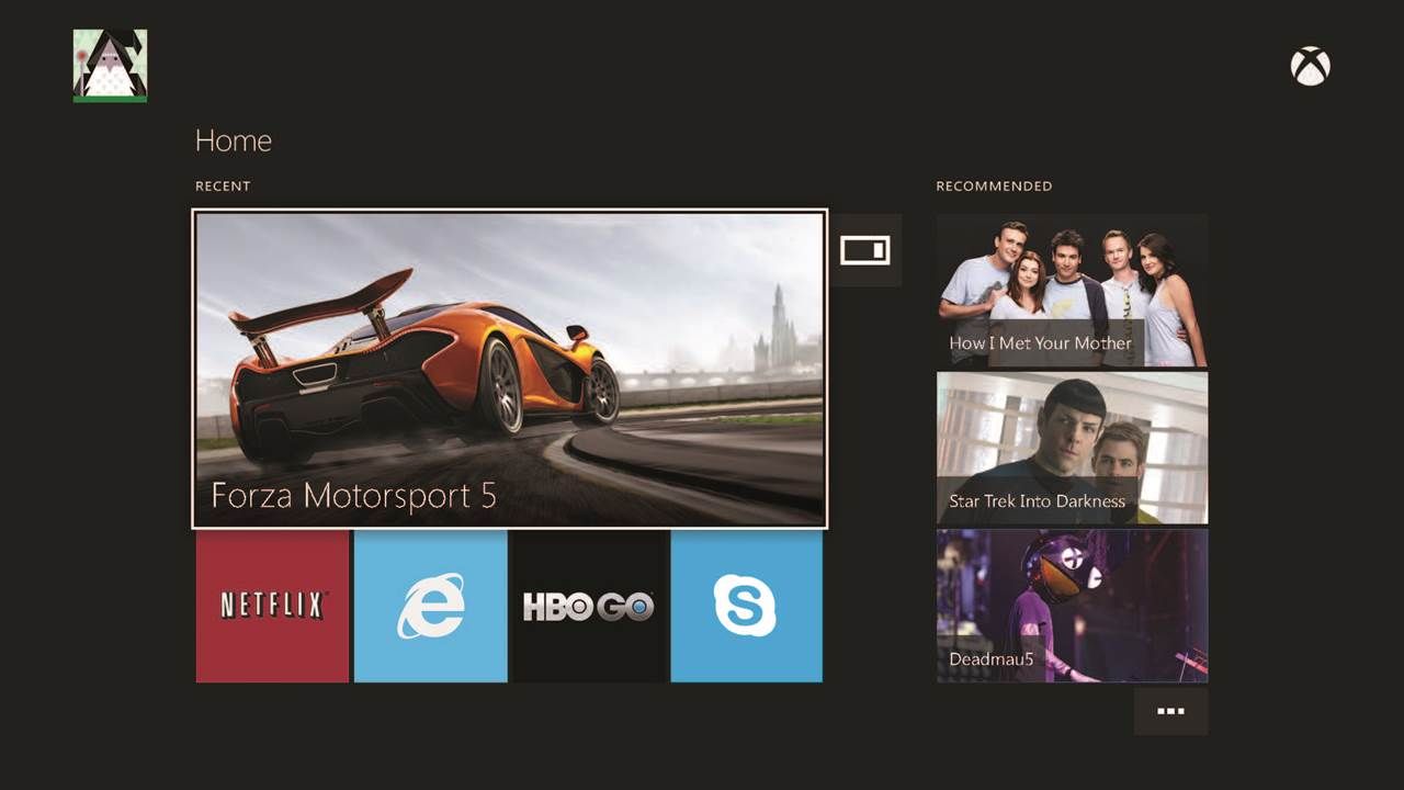 Das Interface der Xbox One: Windows 8 lässt grüßen - Gaming-Hardware ...