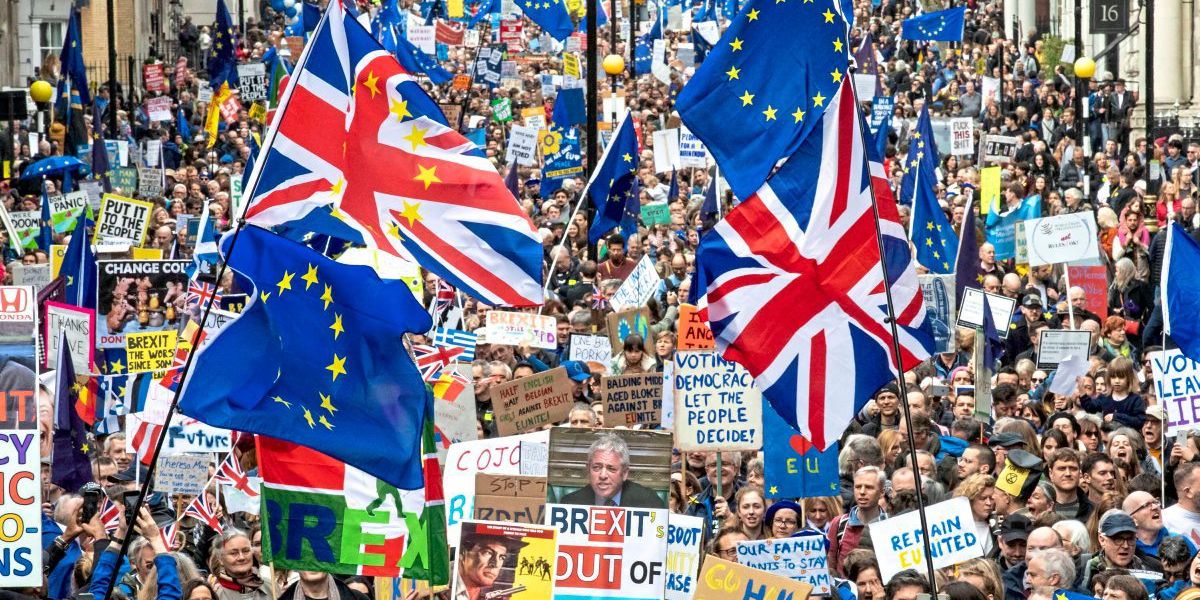 Hunderttausende Demonstrieren Für Zweites Brexit Referendum Brexit