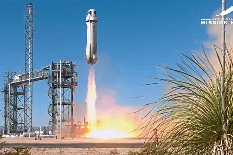Nach zwei Jahren Pause: Blue Origin schickte Menschen an den Rand des ...