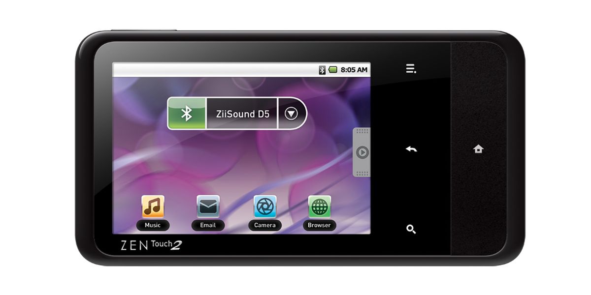 Creative Zen Touch 2 mit Android 2.1 am Markt - Innovationen ...
