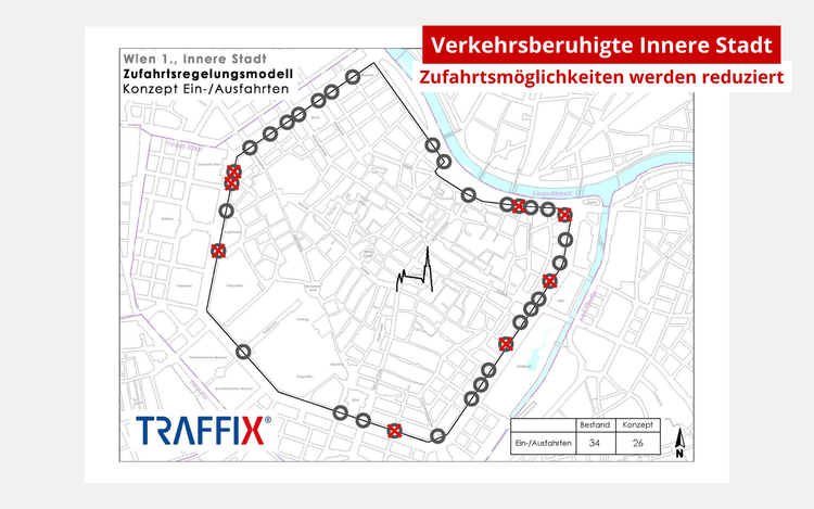 Wiener City wird verkehrsberuhigt: Acht Zufahrten sollen gestrichen ...