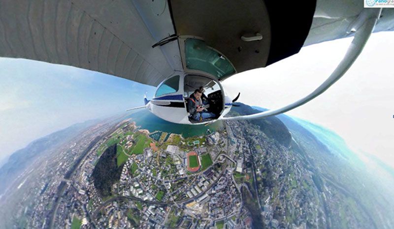 Vorarlberger Startup dreht interaktives 360-Grad-Video aus dem Flugzeug ...