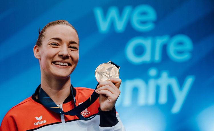 Karateka Plank holte bei European Games in Polen Gold für ÖOC - Sport ...