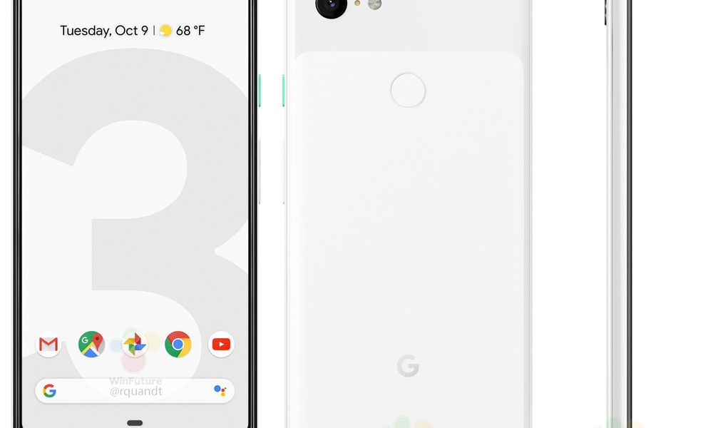 Pixel 3: Offizielle Produktfotos zeigen Googles neues Smartphone ...