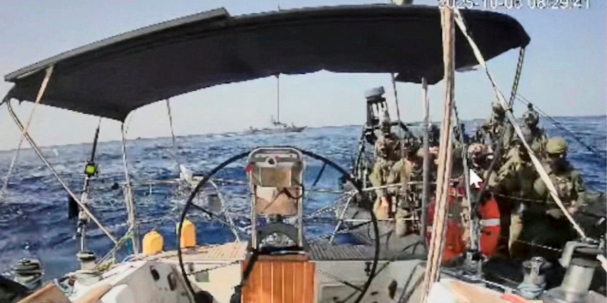 Final Ship of Gaza Aid Flotilla Faces Israeli Marine Interception Amid ...
