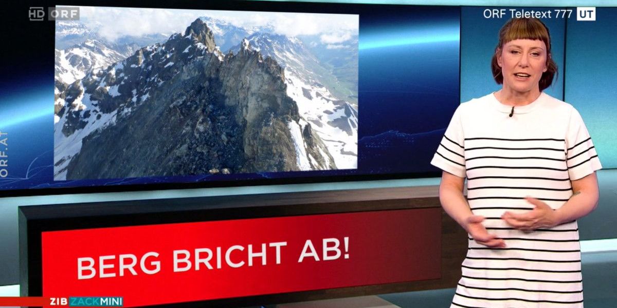 Schlechte und gute News in der "ZiB Zack Mini" auf ORF 1: Berge ...