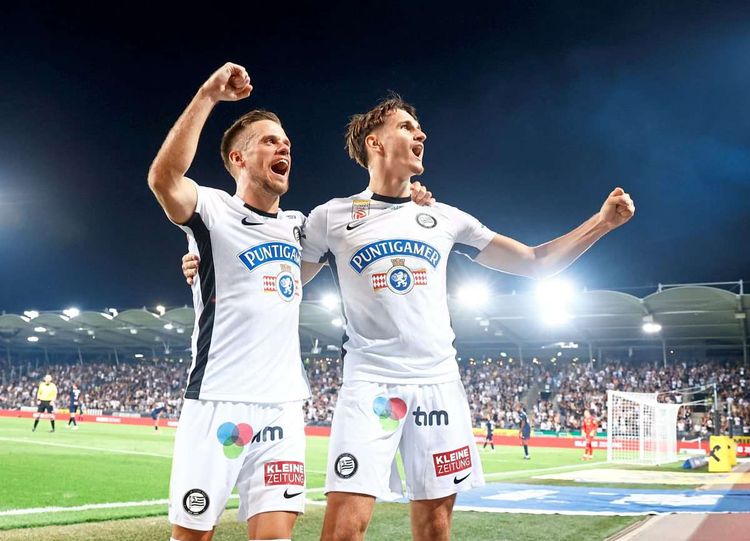 Sturm Graz gewinnt nach 0:2-Rückstand 4:2 gegen WSG Tirol ...