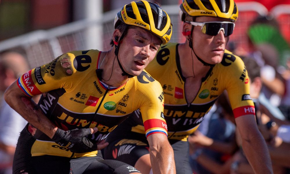 Titelverteidiger Roglic gab bei Vuelta nach Sturz auf - Mehr Sport ...