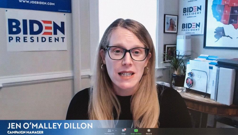 Jennifer O'Malley Dillon könnte aus dem Homeoffice ins Oval Office ...
