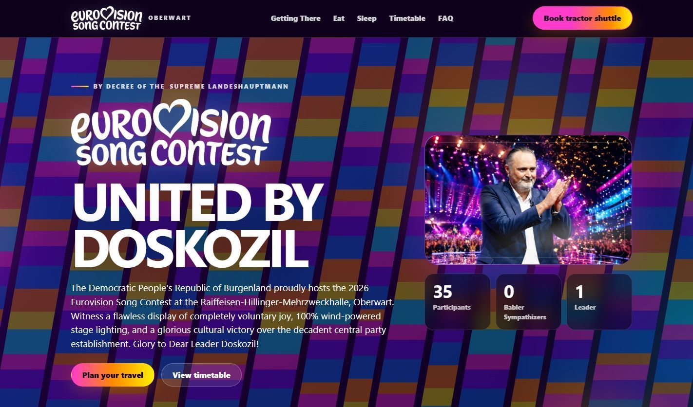 "United by Doskozil": "Tagespresse" kapert songcontest2026.at - Medien ...