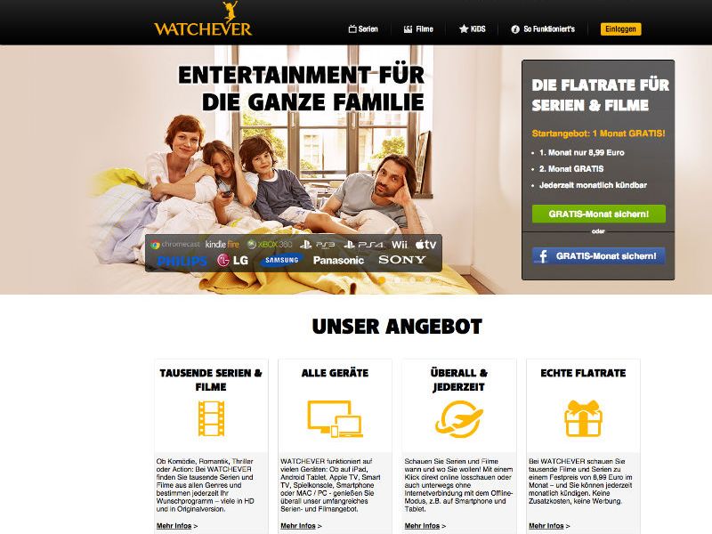 Watchever: Netflix-Konkurrent kämpft ums Überleben - Streaming und TV ...